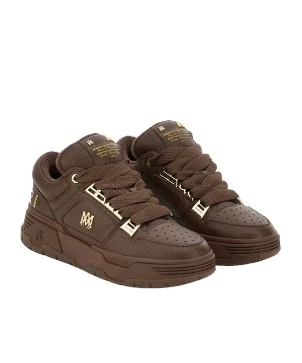 Amiri Ma-1 Metallic Low-top Sneakers - Brown
