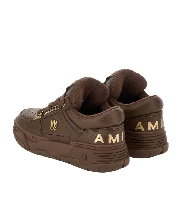Amiri Ma-1 Metallic Low-top Sneakers - Brown