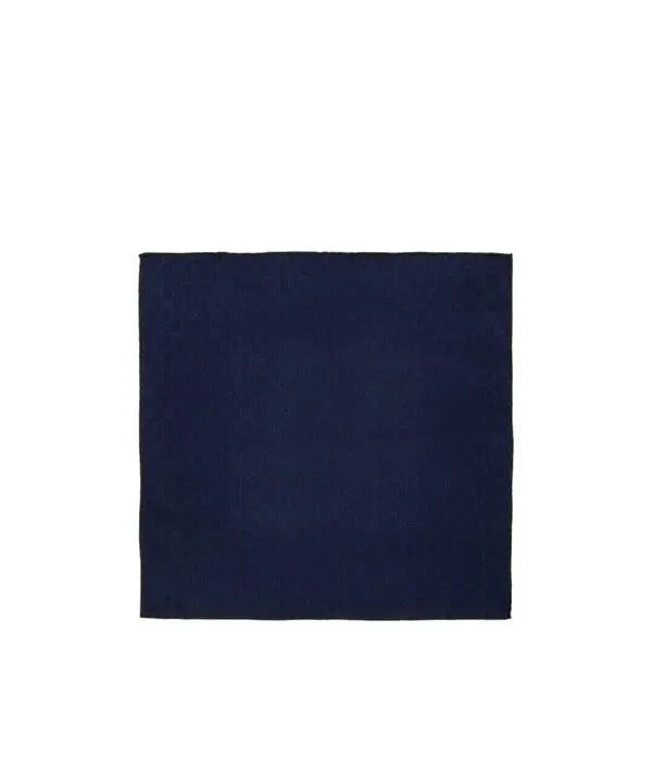 Gucci Gg Jacquard Pocket Square - Dark Blue