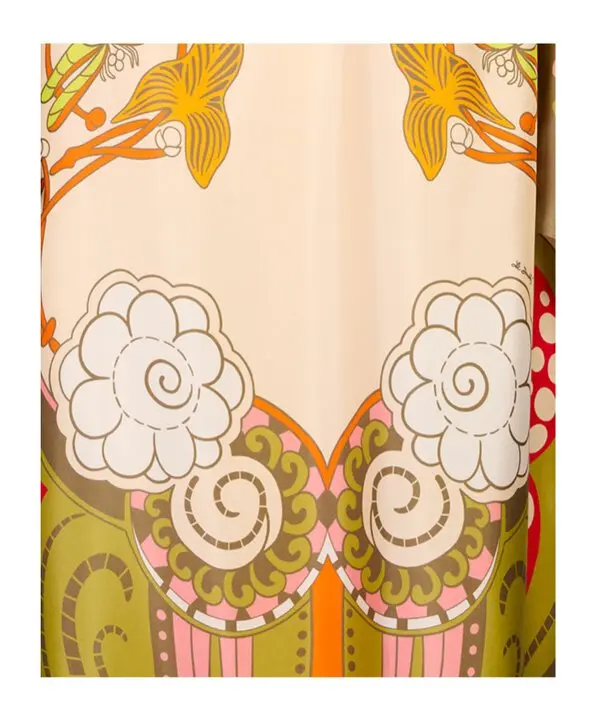 La DoubleJ Goddess Dress Printed Off-the-shoulder