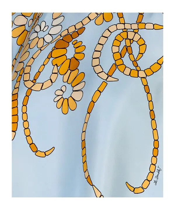 La DoubleJ San Carlo Floral-print Sleeveless Silk Top