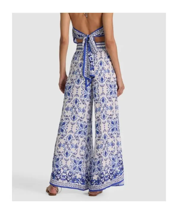 ALICEOLIVIA Alice + Olivia Larissa Open Pleat Pant