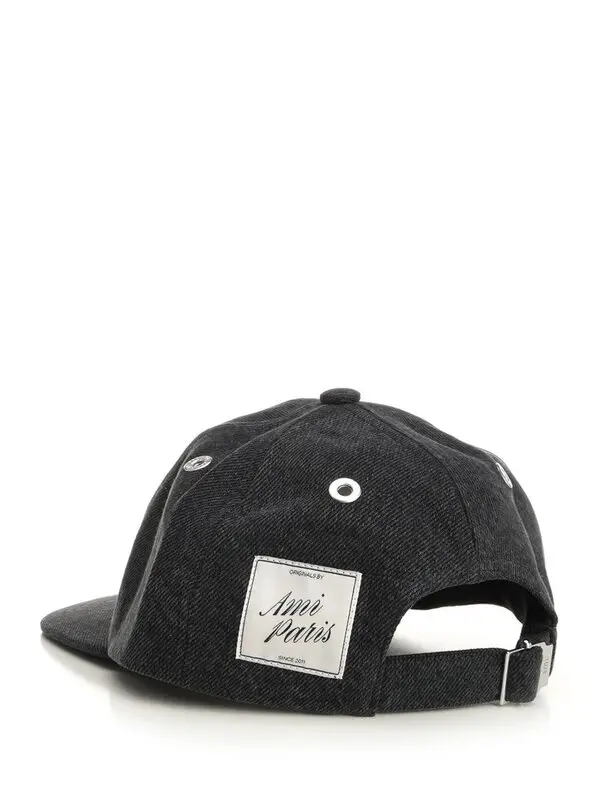 AMI Paris Logo Patch Baseball Cap