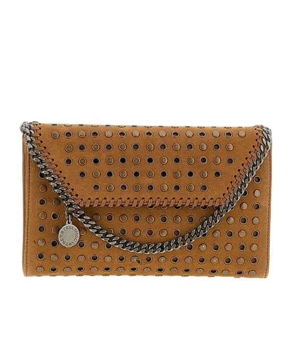 Stella McCartney Falabella Embellished Wallet - Brown