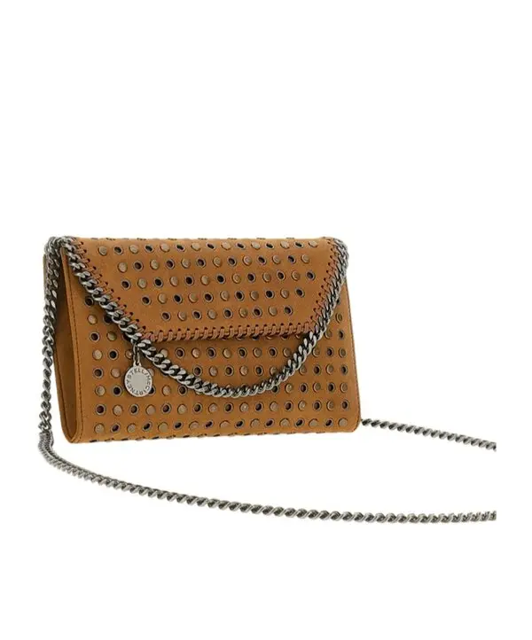 Stella McCartney Falabella Embellished Wallet - Brown