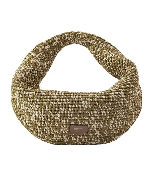 Khaite Olivia Medium Woven Shoulder Bag - Multicolor