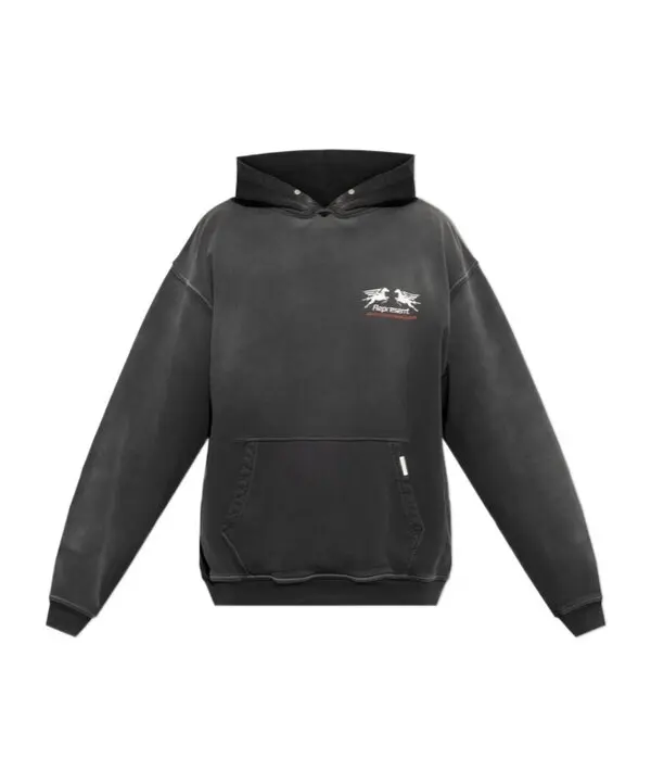 REPRESENT 24 Hour Service Graphic-print Hoodie