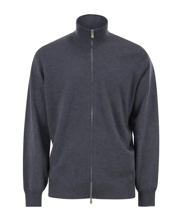 Brunello Cucinelli High-neck Zip-up Cardigan
