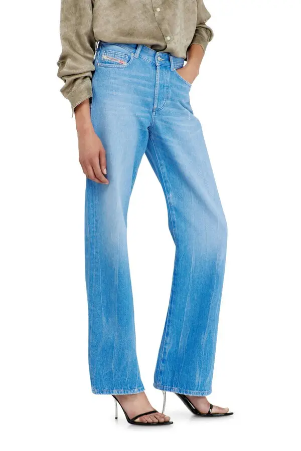 DIESEL® 1971 D-sent Straight-leg Jeans - Light Blue