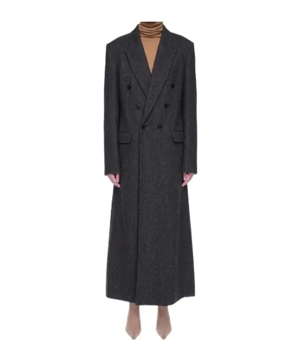Victoria Beckham Double-breasted Long Coat