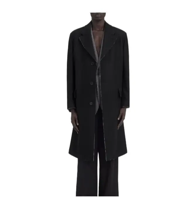MAISON MARGIELA Single-breasted Felt Coat