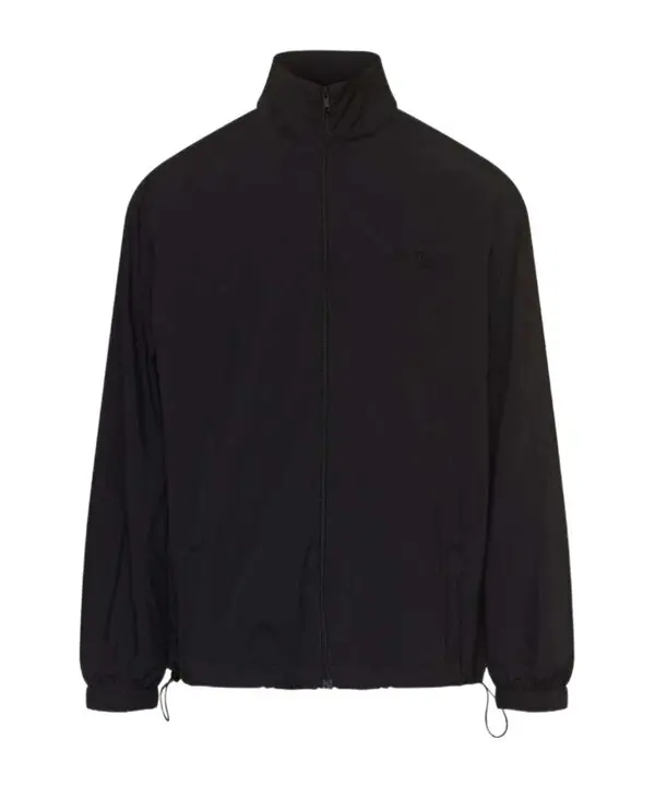 MAISON MARGIELA Zip-up Jacket With Embroidered Detail - Black