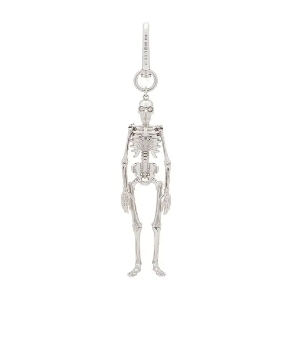 Alexander McQueen Dancing Skeleton Charm - Silver