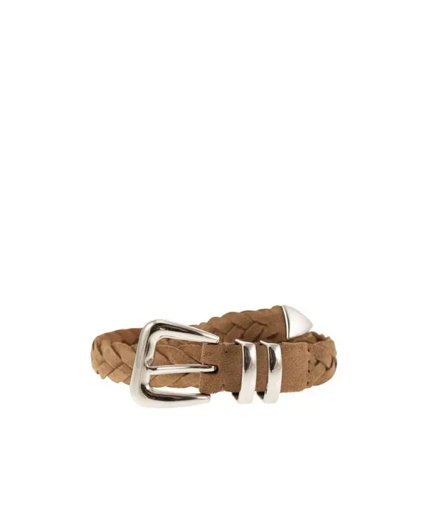 Brunello Cucinelli Braided Woven Belt - Brown