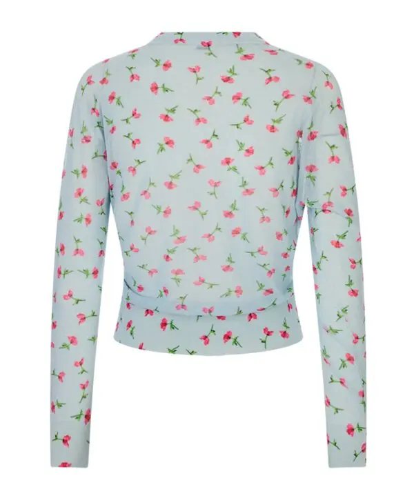 JIL SANDER Floral V-neck Cardigan