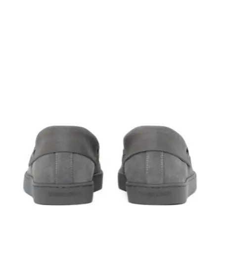 Giorgio Armani Suede Loafers With Rubber Soles