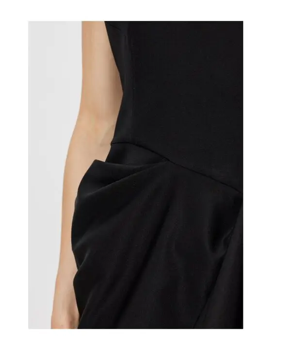 Alexander McQueen Short Sleeve Round Neck Dress