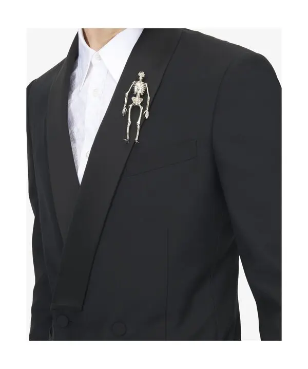 Alexander McQueen Dancing Skeleton Pin Brooch