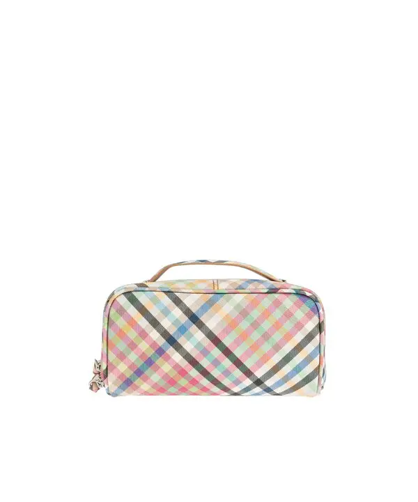VIVIENNE WESTWOOD Plaid Cosmetic Bag