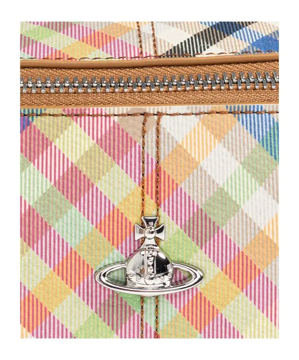 VIVIENNE WESTWOOD Plaid Cosmetic Bag