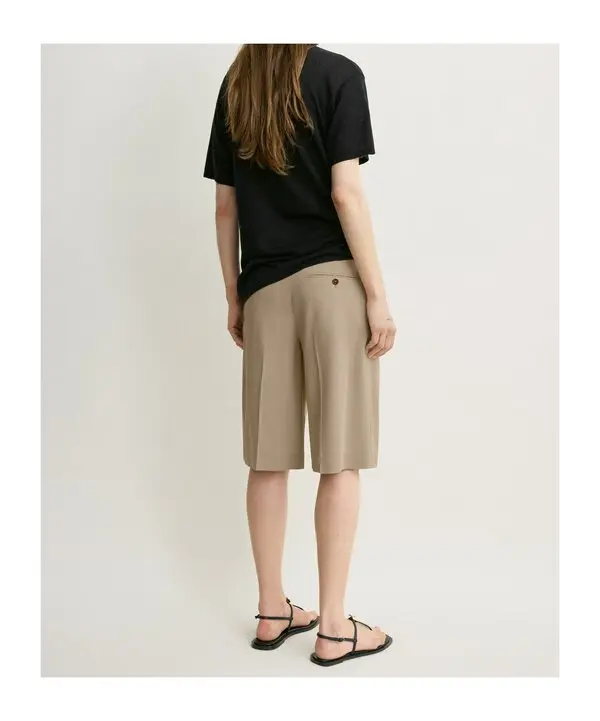 TOTEME Belt Loop Tailored Shorts