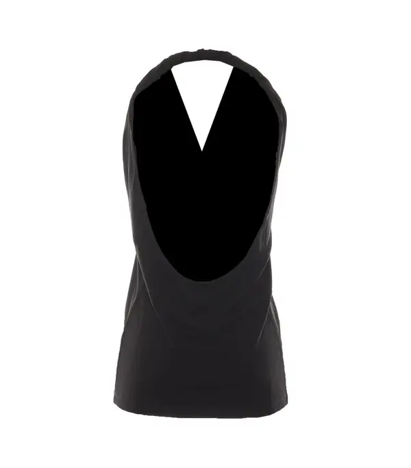TOTEME Twisted Halterneck Top - Black