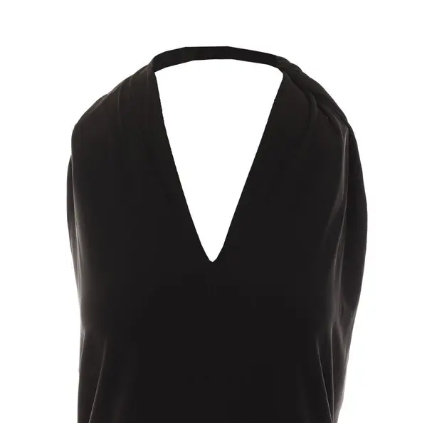 TOTEME Twisted Halterneck Top - Black