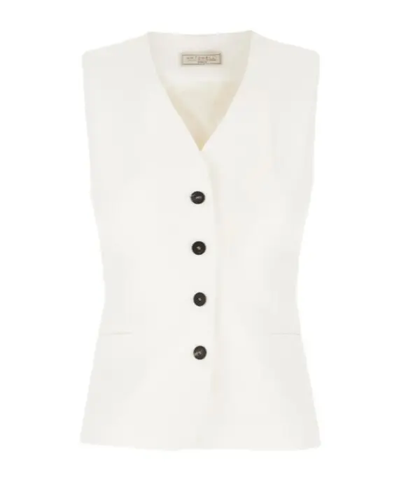 Antonelli Firenze Sleeveless Vest - Black