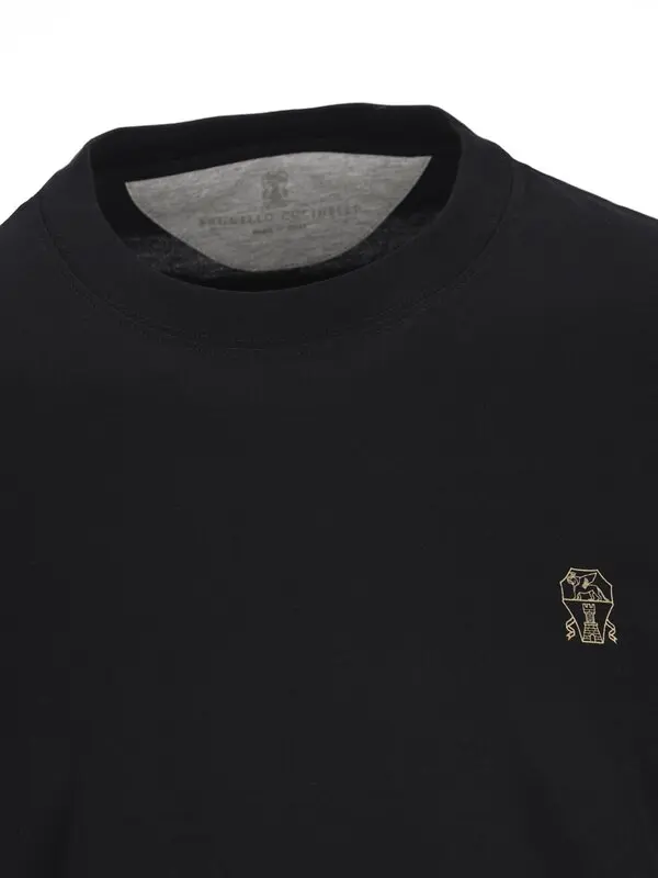 Brunello Cucinelli Logo Jersey T-shirt
