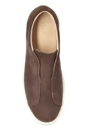 Eleventy Round Toe Slip-on Sneakers