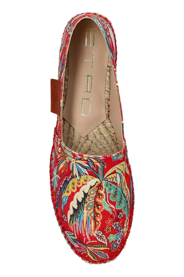 Etro Printed Platform Espadrilles