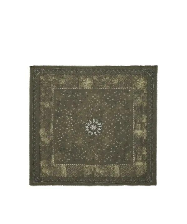 Zadig&Voltaire Kerry Bandana-print Scarf - Mousse