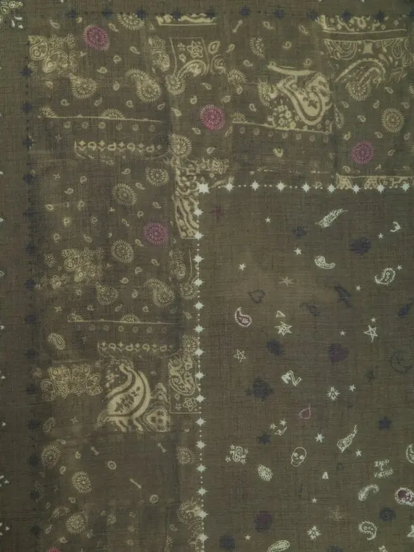Zadig&Voltaire Kerry Bandana-print Scarf - Mousse