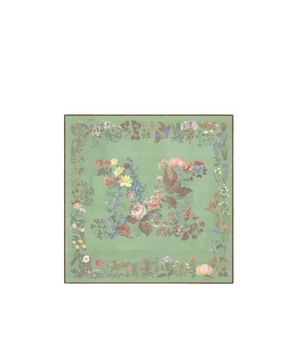 Max Mara Patterned Scarf - Green