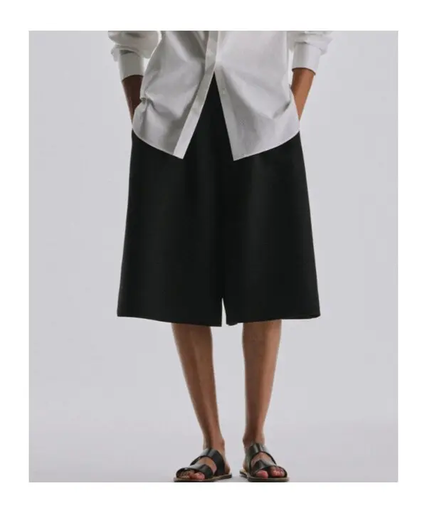 THE ROW Fauna Pleated Tailored Shorts