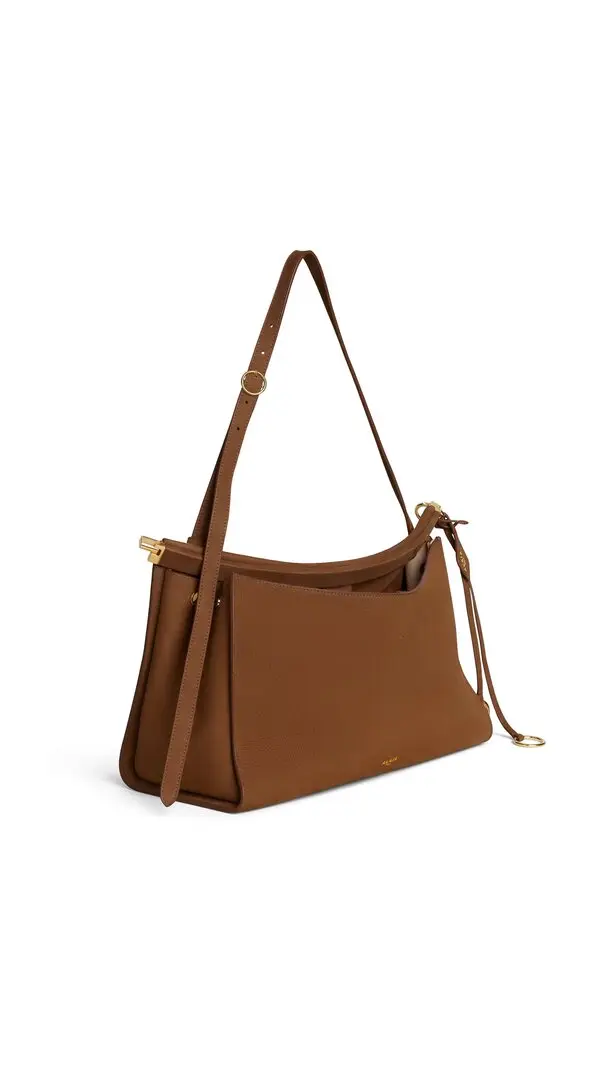 Alaïa Le Click Pocket 35 Bag In Nubuck - Brown
