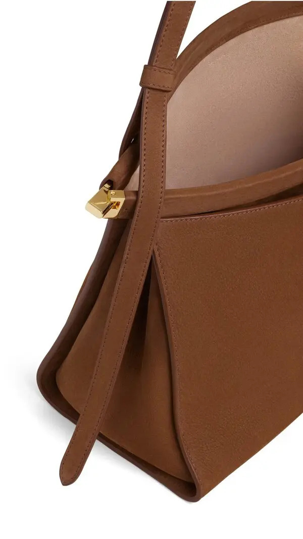 Alaïa Le Click Pocket 35 Bag In Nubuck - Brown