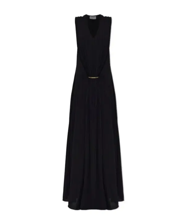 Sportmax Sleeveless V-neck Maxi Dress