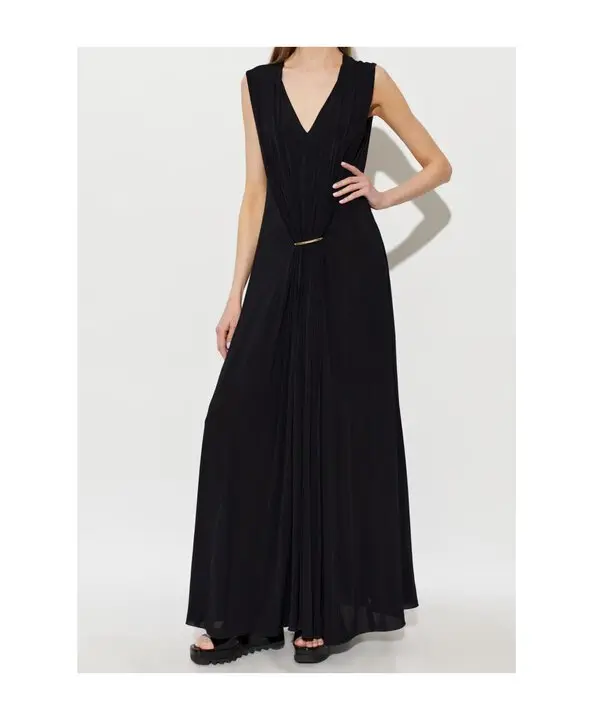 Sportmax Sleeveless V-neck Maxi Dress