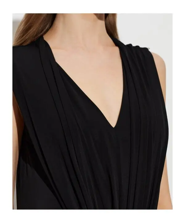Sportmax Sleeveless V-neck Maxi Dress