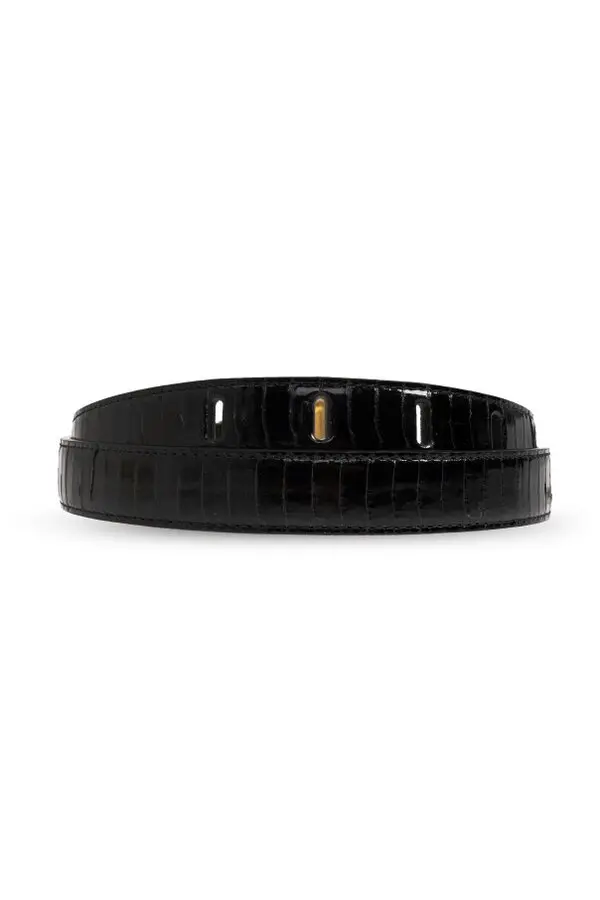 Balmain Adjustable Waist Belt With Logo Detail