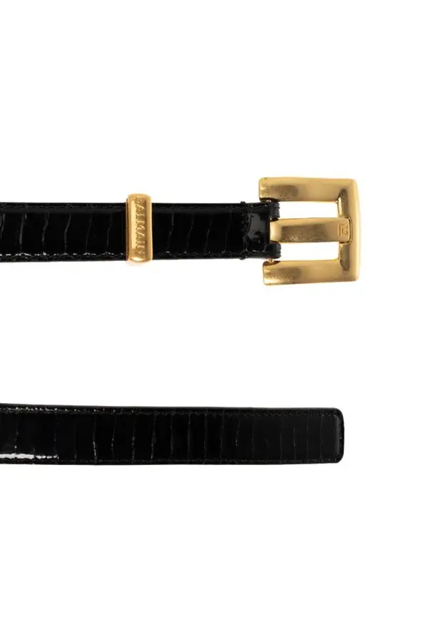 Balmain Adjustable Waist Belt With Logo Detail