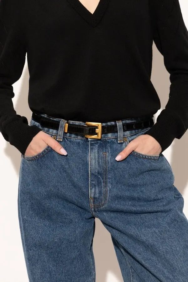 Balmain Adjustable Waist Belt With Logo Detail