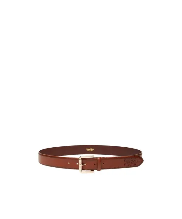 Max Mara Leather Belt - Brown