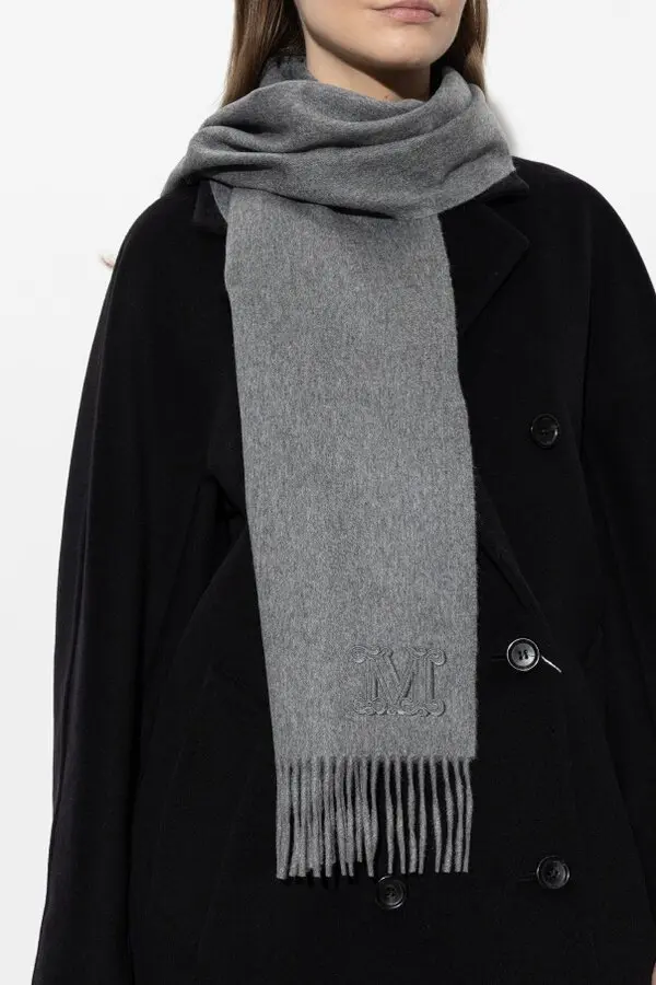 Max Mara Tassel Scarf - Grey