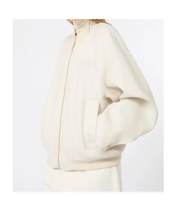 Sportmax Ribbed-trim Zip-up Jacket