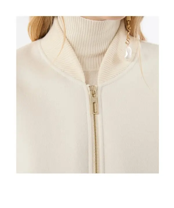 Sportmax Ribbed-trim Zip-up Jacket