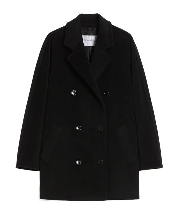 Max Mara Short 101801 Icon Coat - Black