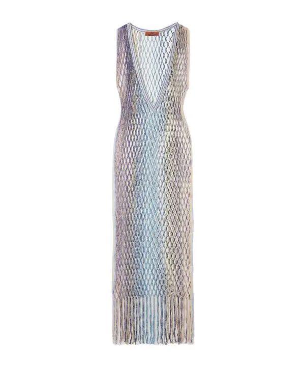 Missoni Crocheted Cover-up Skirt - Gray