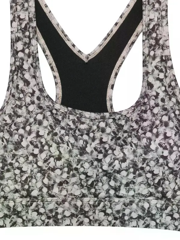 Varley Floral Selma Bra - Black